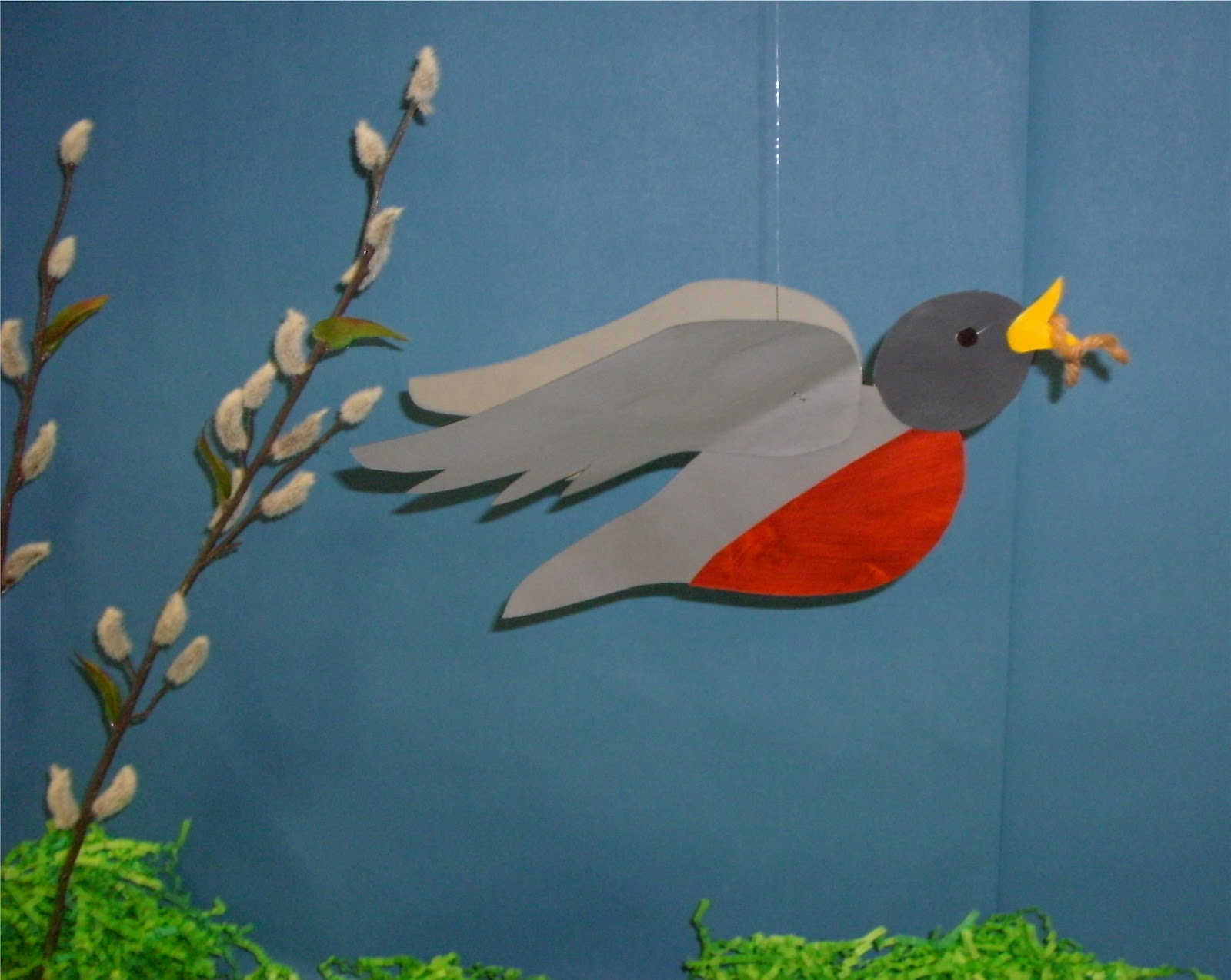 The Weekly Craft: Robins in the Children's Room!