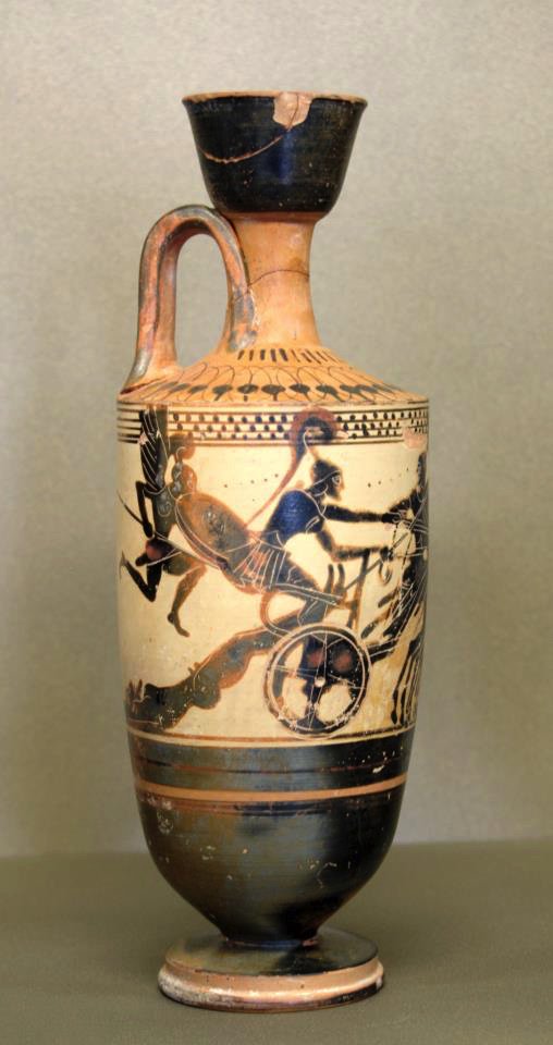 Greek Art & Mythology: Achilles in the Attic red-figure Greek amphoras