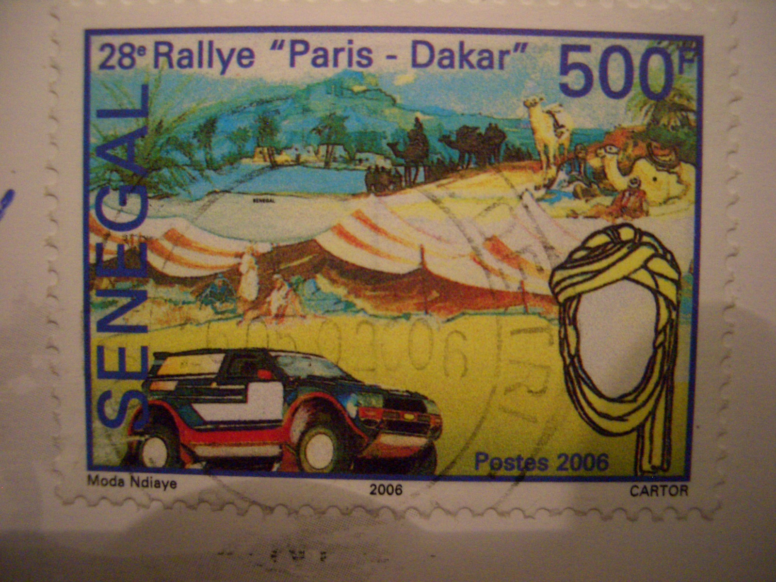 Postcards of Africa, Islands and Exotic Locales: Senegal: Paris - Dakar ...