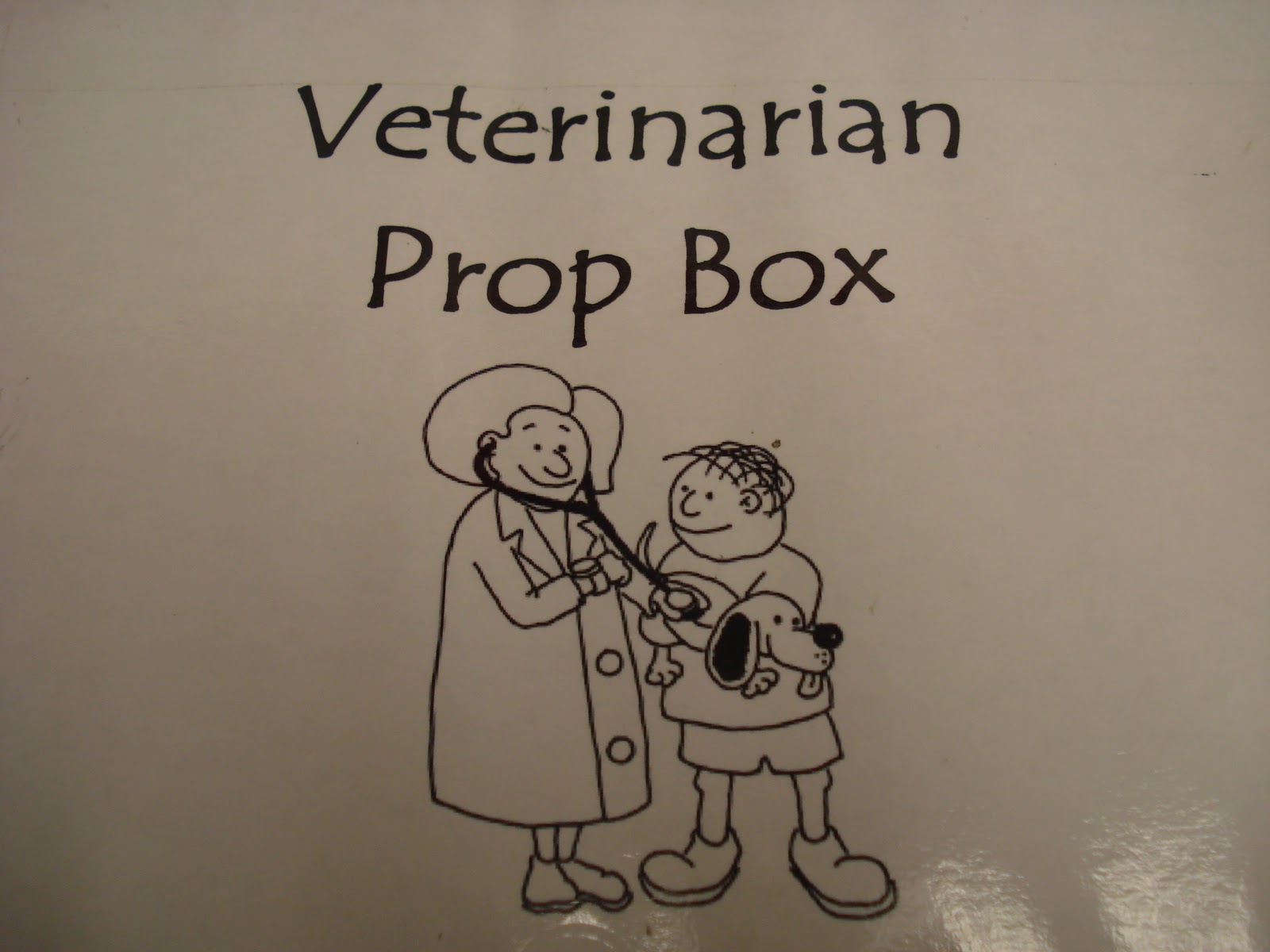Mrs. Kimbrell's Kindergarten: Veternarian Prop Box!