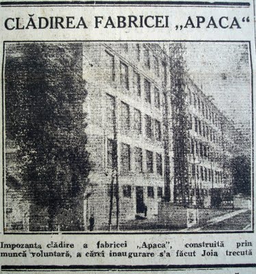 ABECEDARUL: Ziua curiozitatii : APACA - De ieri pana azi