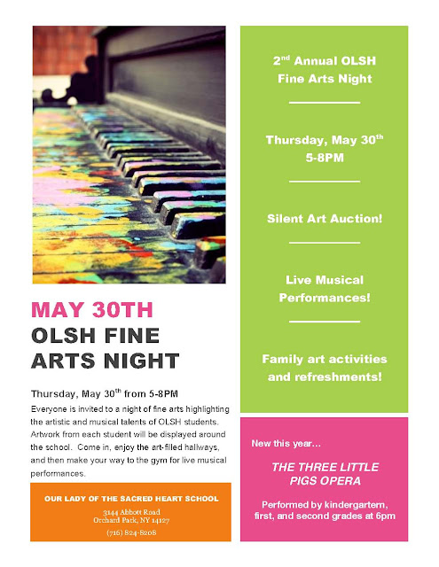 Art With Ms. James: Fine Arts Night Poster