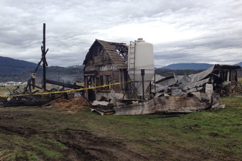 meat: Their barn burned down: Fundraiser