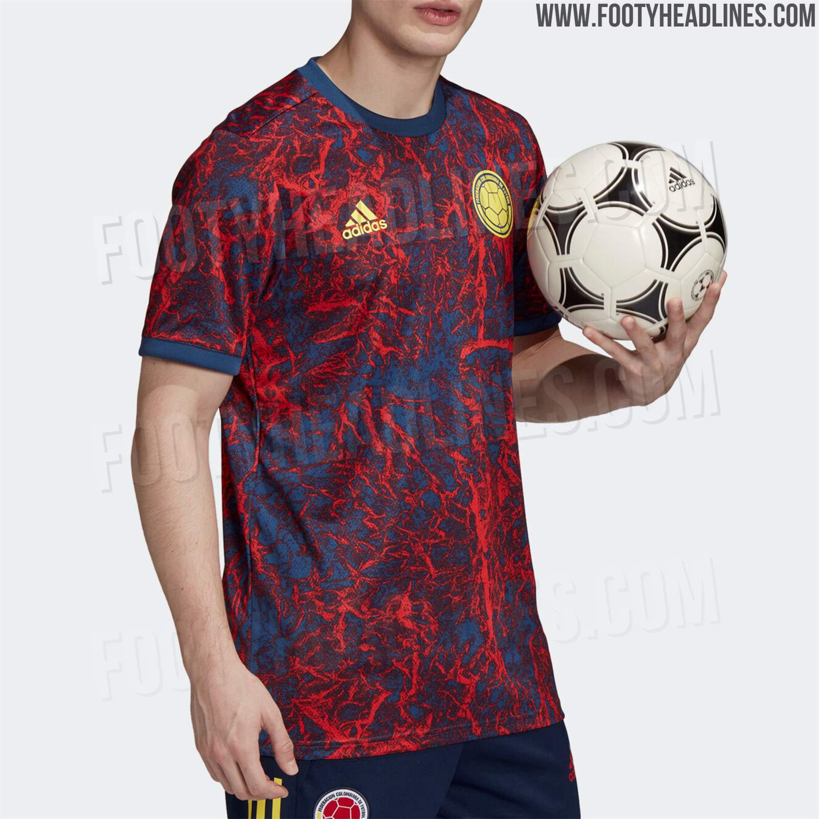 Bold Colombia Copa America 2020 Pre-Match Shirt Leaked - Footy Headlines