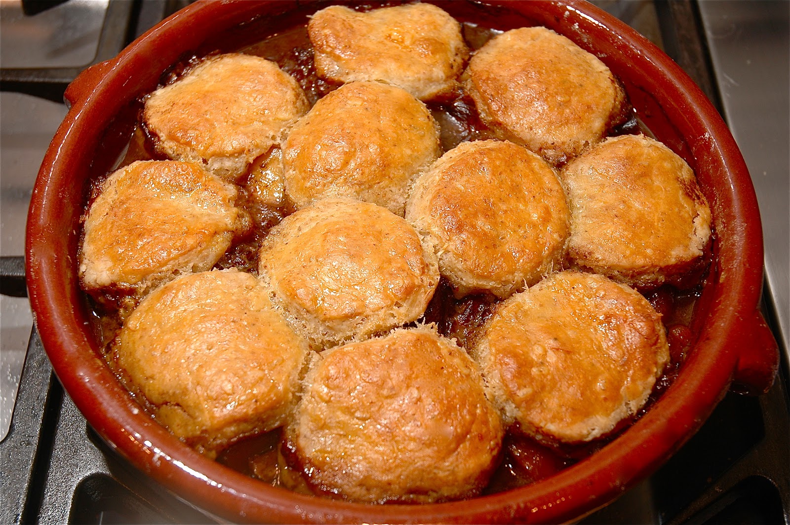 nueva cocina: Beef & Horseradish Cobbler