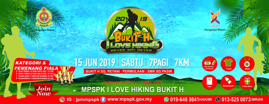 RUNNERIFIC: MPSPK I Love Hiking Bukit H