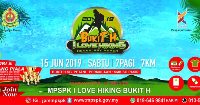 RUNNERIFIC: MPSPK I Love Hiking Bukit H