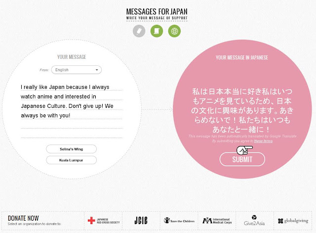 Google’s Messages for Japan: The world is with you