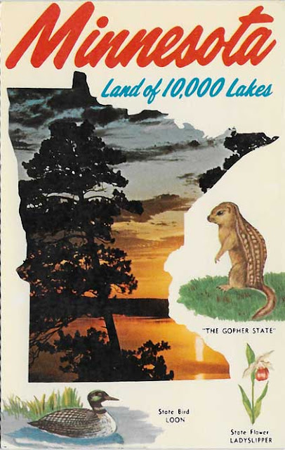 *Postcard Gems: Minnesota: Land of 10,000 Lakes