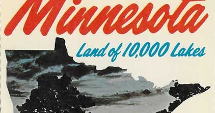 *Postcard Gems: Minnesota: Land of 10,000 Lakes