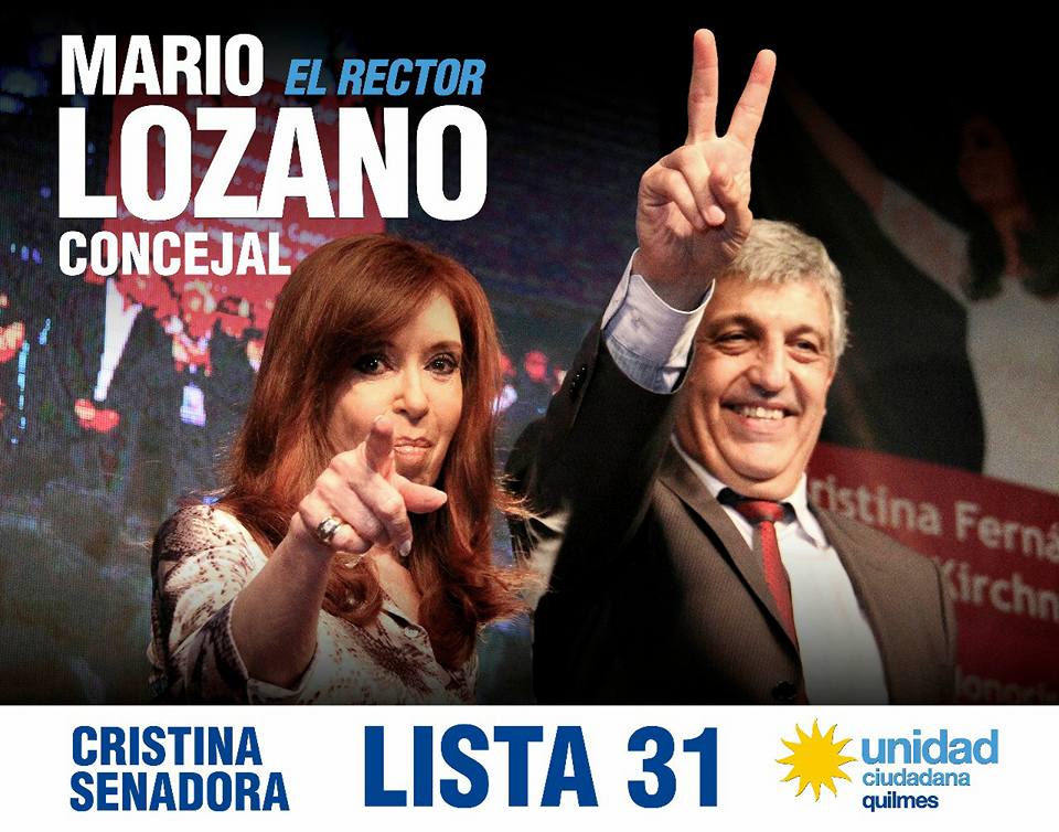 Buena elección de Mario Lozano en Quilmes ~ La Mirada de Quilmes Oeste
