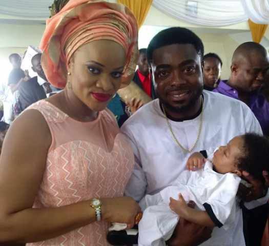 Photos: Actress Uche Nnanna-Maduka & hubby dedicate their son