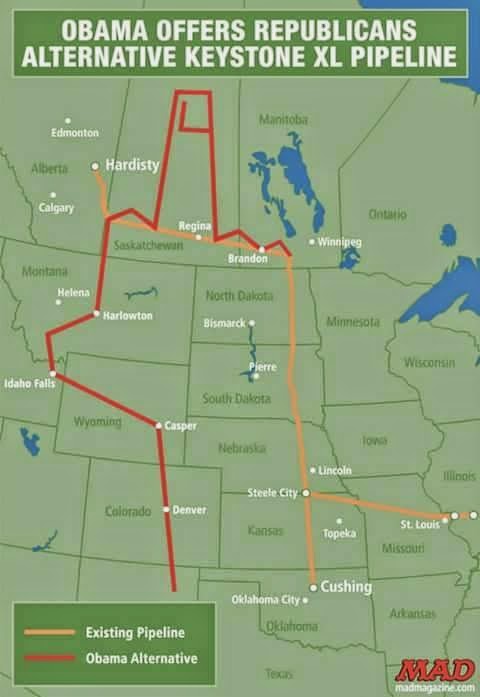 Diogenes' Middle Finger: Obama Offers Alternative to Keystone XL ...