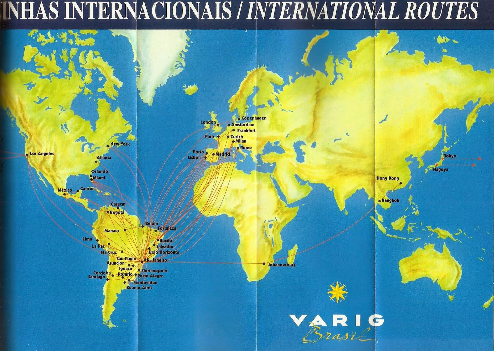 Airline memorabilia: Varig (1997)