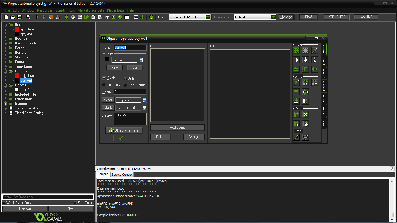 membuat game RPG sederhana menggunakan Game Maker Studio 2 | Pak GapteK