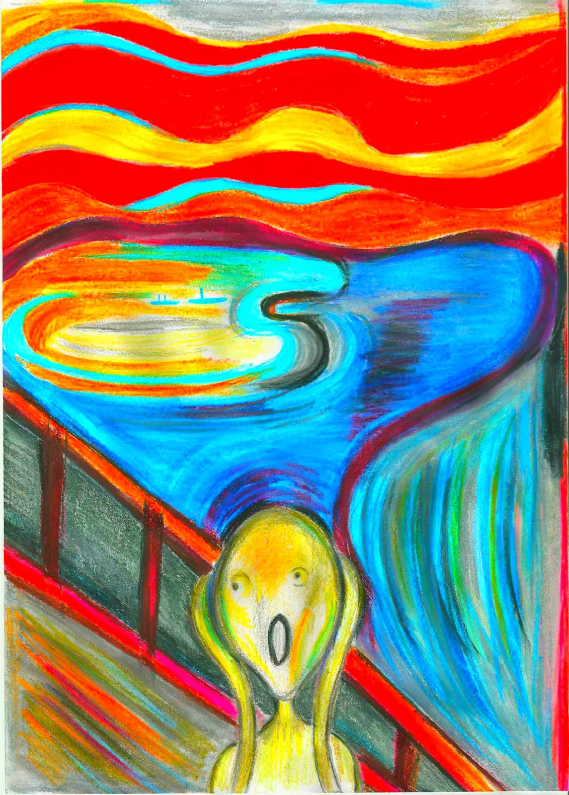 The Scream cartoon