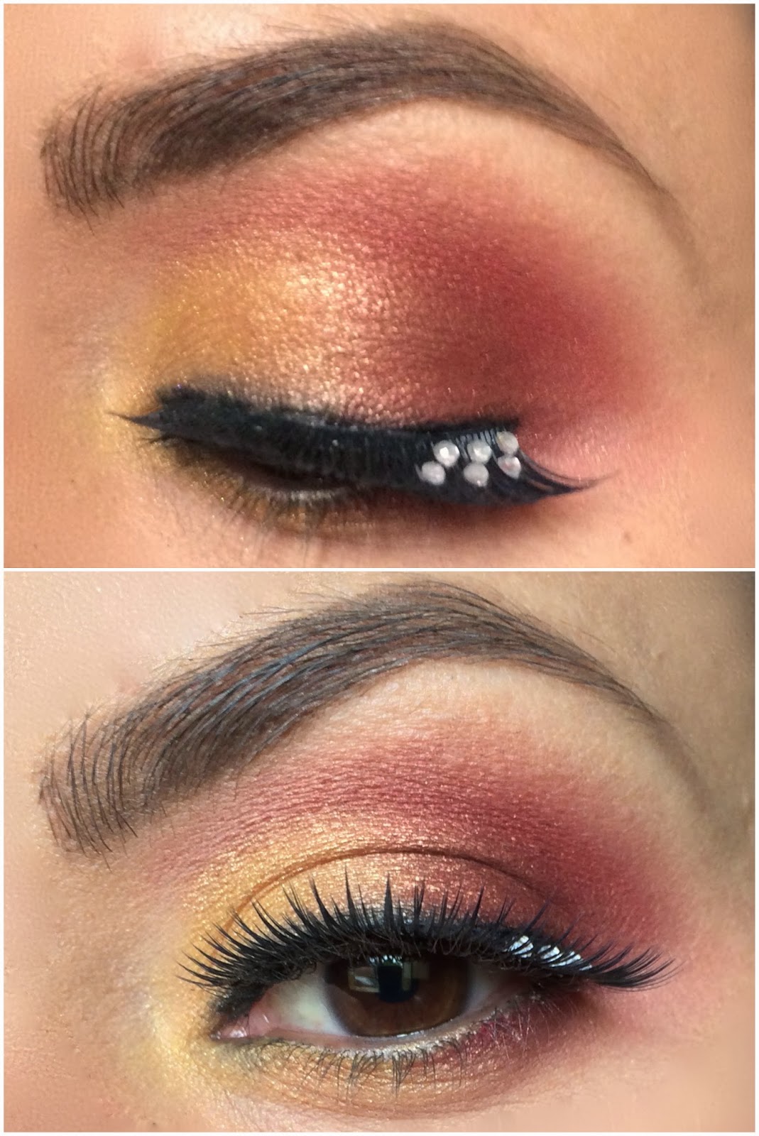 Get Yo' Fiery Eyes On With This "Catching Fire" Inspired Makeup ...