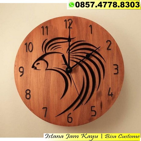 Jam Dinding Kayu Unik, Jam Dinding Kayu Custom, Jam Dinding Kayu Murah ...