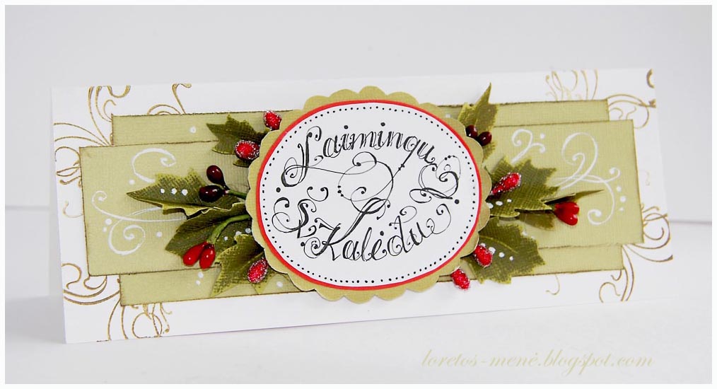 Loretos menė: Kalėdinis atvirukas