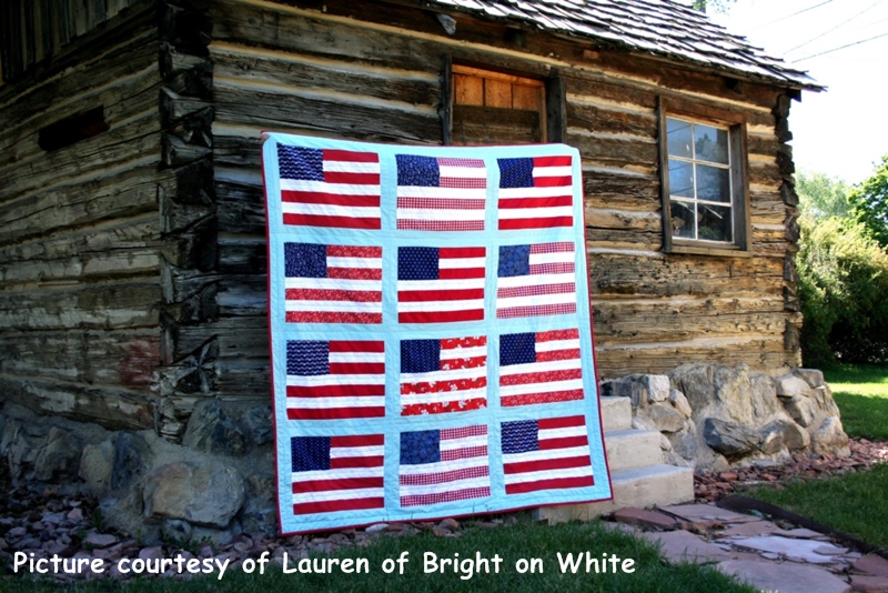 Podunk Pretties Quilting: American Flag Quilt ~ FREE QUILT PATTERN