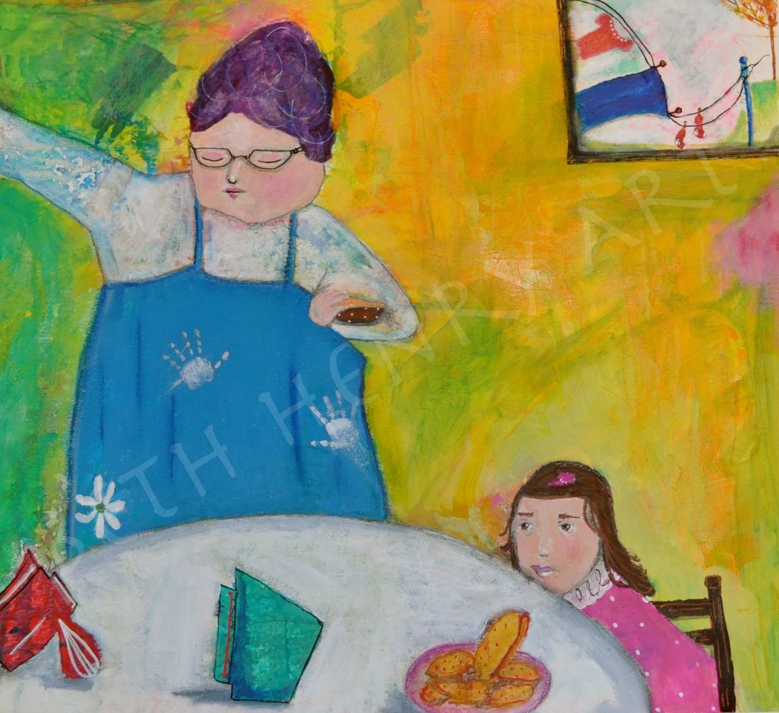 The Magician: A Mixed Media Painting - Beth Henry Art