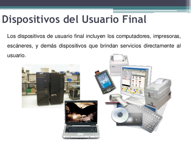 redes de computadoras: Dispositivo de usuario final
