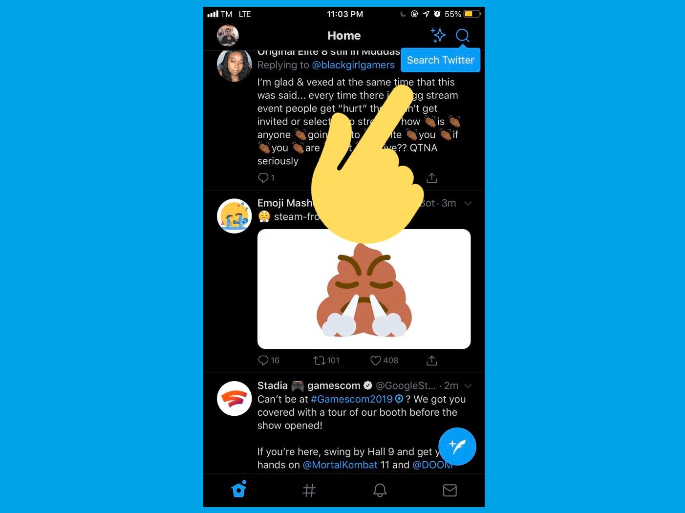 Twitter Adds a New Function to its Home Tab Feed on iOS!