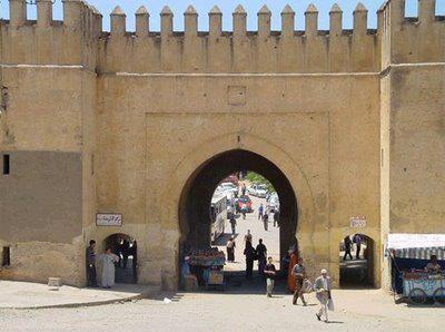 Tourism in Morocco: Gates of the city of Fez