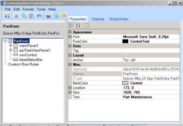 Apply Existing Epicor Context Menu to Another Field