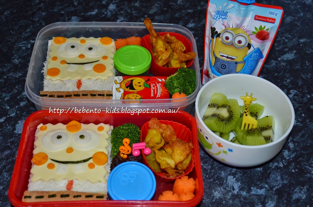 Bebento - Kids: Sponge Bob Sandwiches