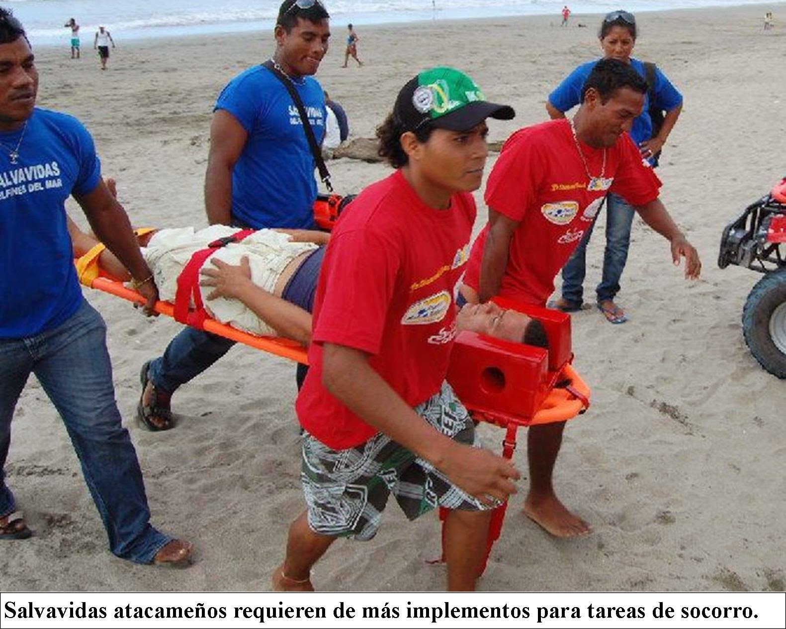 Tonchigüe al día: Salvavidas atacameños con materiales limitados para ...