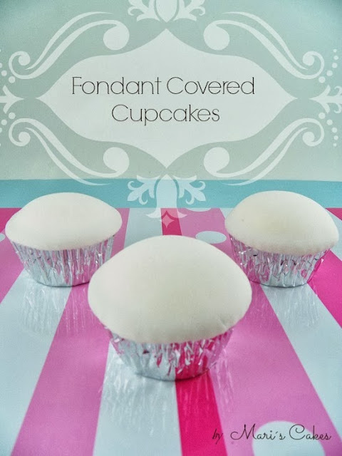 Musical Cupcakes and How-To Fondant Cover Cupcakes | Mari's Cakes (English)