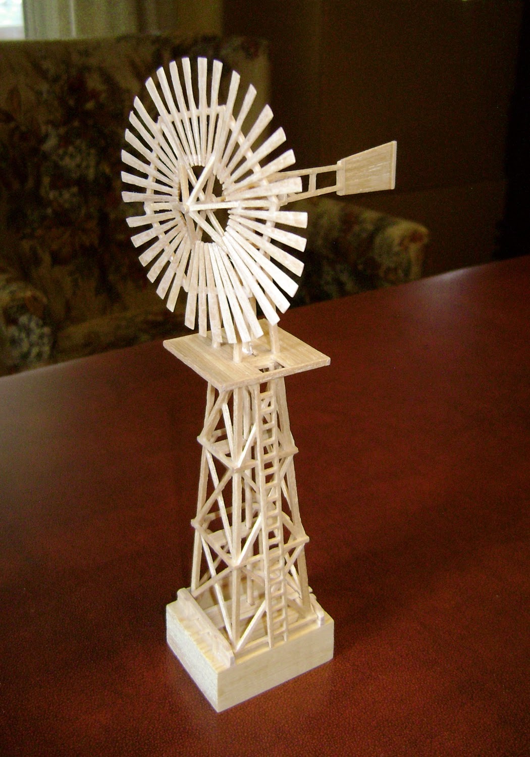 Old West Toothpick Town: Windmill
