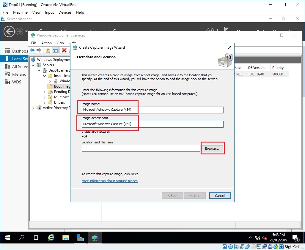 JamesPCSchool: WDS Chapter 6 - Configure WDS for Capturing a Reference ...