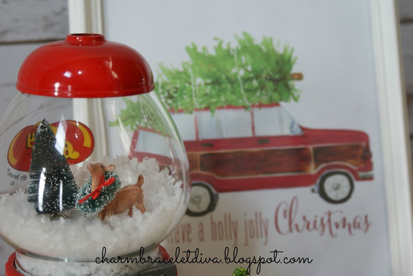 Our Hopeful Home: DIY Gumball Machine Waterless Snow Globes!