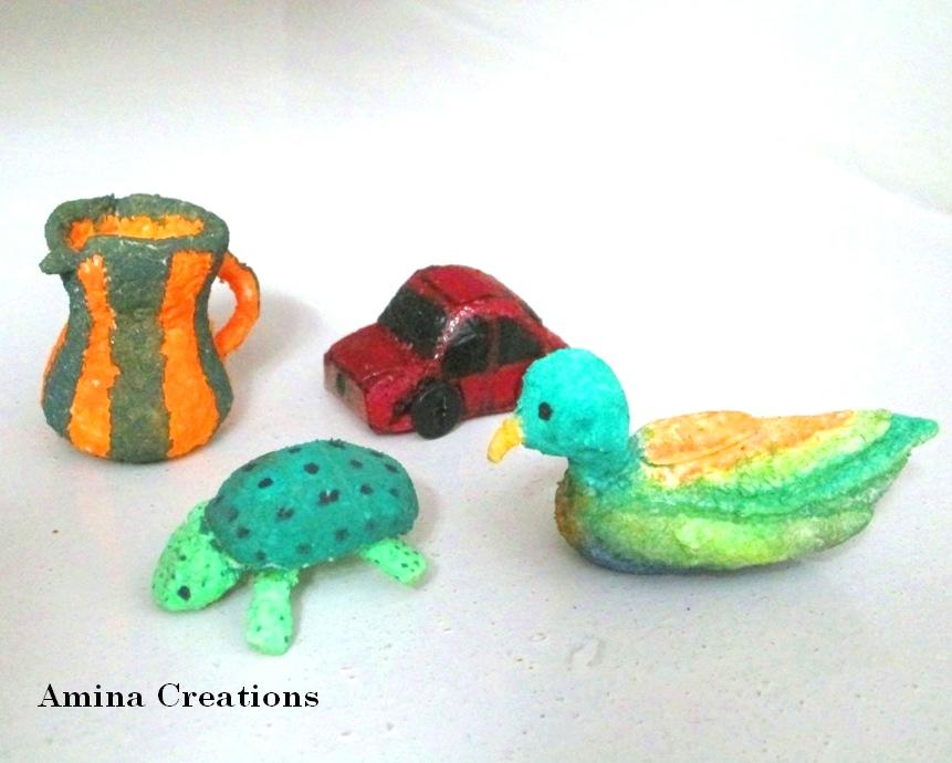 AMINA CREATIONS: THERMOCOL CRAFTS