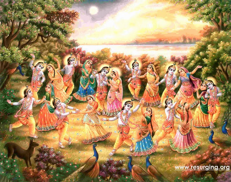 Narration of Lord Krishna and Gopis - Rasa Lila Dance