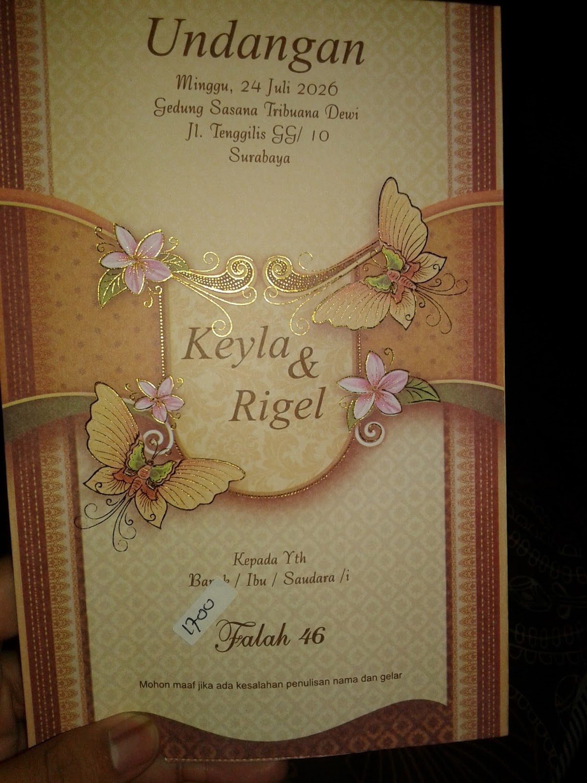 AULIA FOTOCOPY DAN PERCETAKAN PEMALANG: Motif Undangan