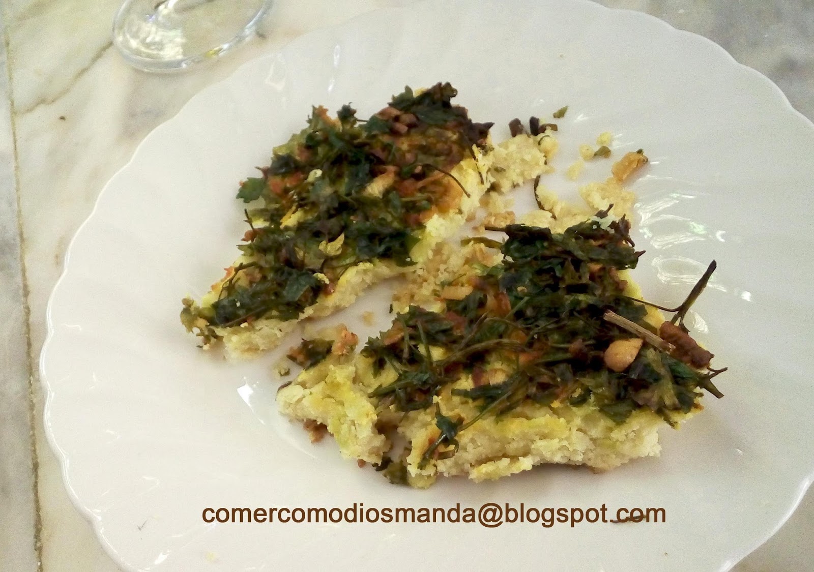 COMER COMO DIOS MANDA: Coca De Perejil. Otra Comida De Mallorca.