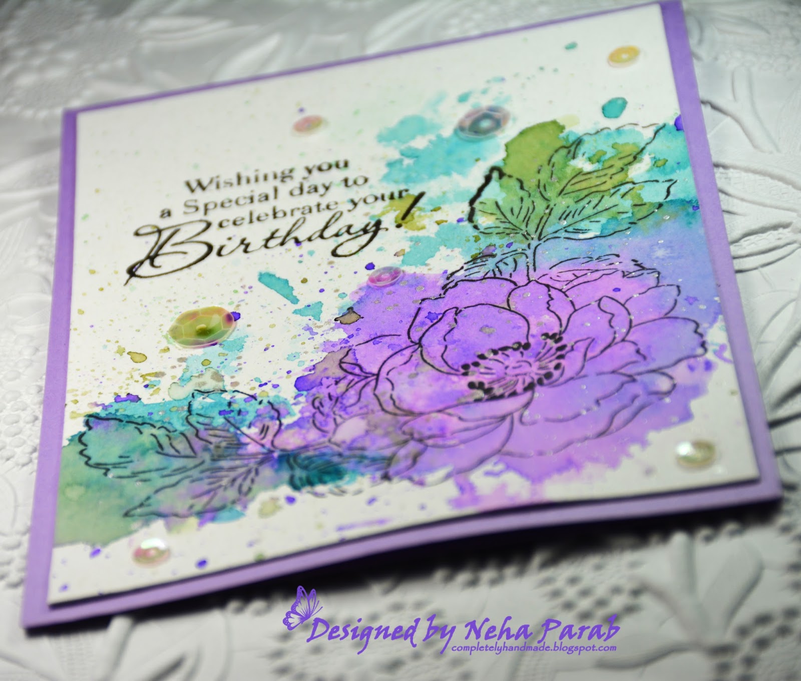 Completely Handmade......: Technique of the Month - Ink Smooshing