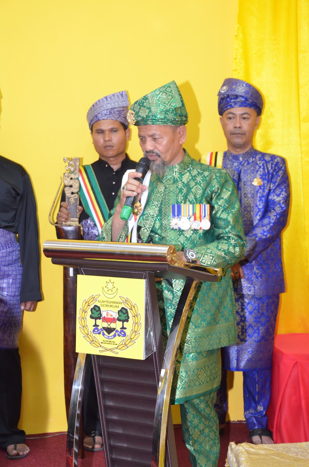 "SULTAN MELAKA DARUL ISLAM" OFFICIAL BLOG: MAJLIS ADAT ISTIADAT RAJA ...