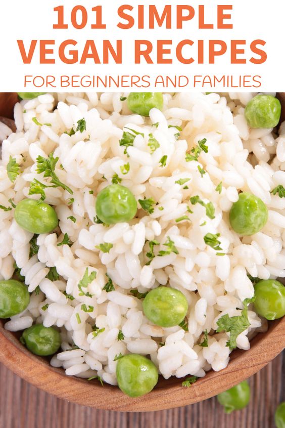 101 Simple Vegan Recipes for Beginners and Families - Simple Delicious ...