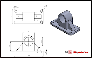 Tutoriales Básicos de Solidworks: Dibujos para practicar.