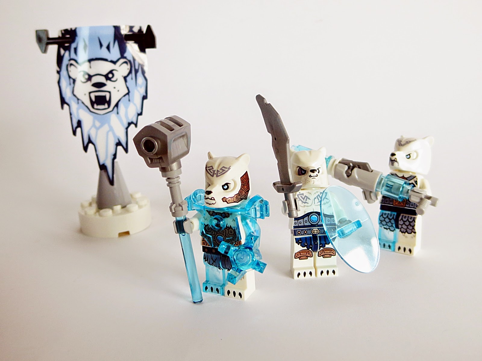 LEGO, Toy Photography, MOC: LEGO Chima 2015 - Ice Bear Tribe Pack 70230