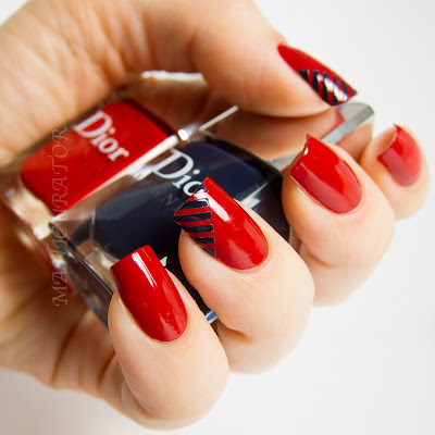 Date Night Nail Art with Dior - Digit-al Dozen Love and Heartbreak Week