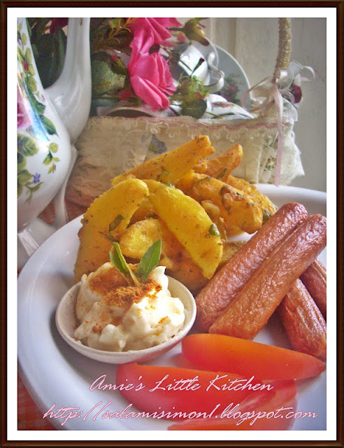 Kentang Wedges - Amie's Little Kitchen