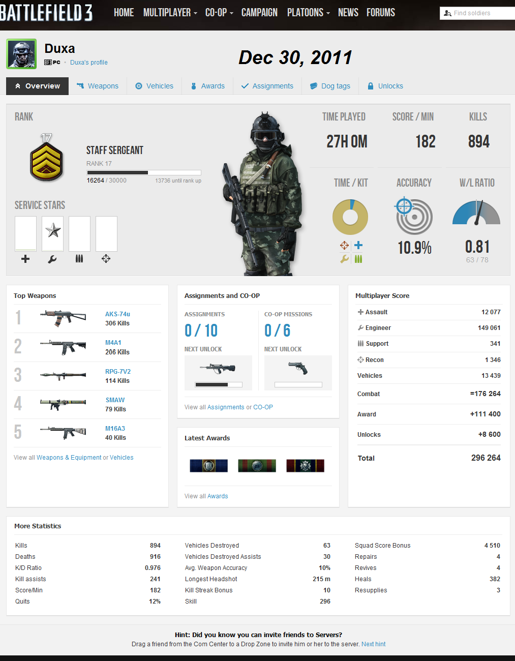 Choose Your Weapon: Battlefield 3