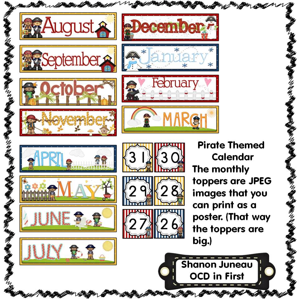Pirate Themed Classroom | OCD in Elementary