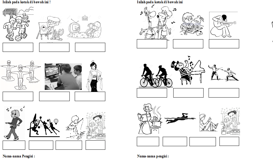 MacamMacam Hobi dalam Bahasa Inggris