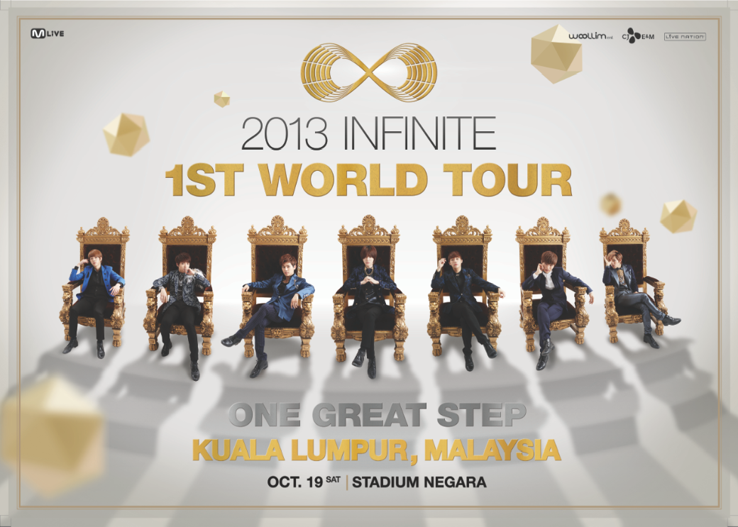 (Update) [Event] 2013 INFINITE 1st World Tour “One Great Step” Concert ...